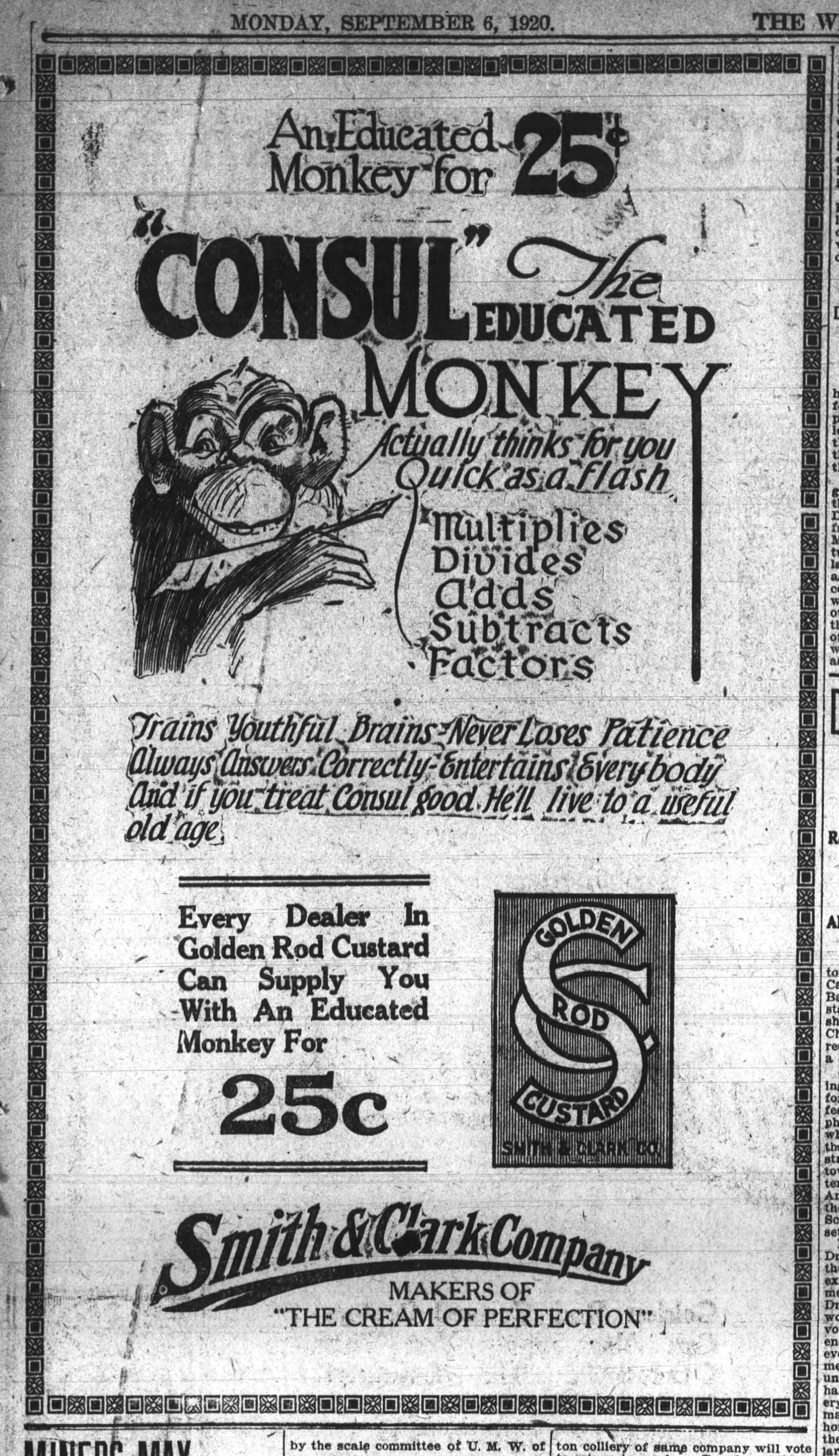 Consul, The Educated Monkey - Jaap's Mechanical Calculators Page