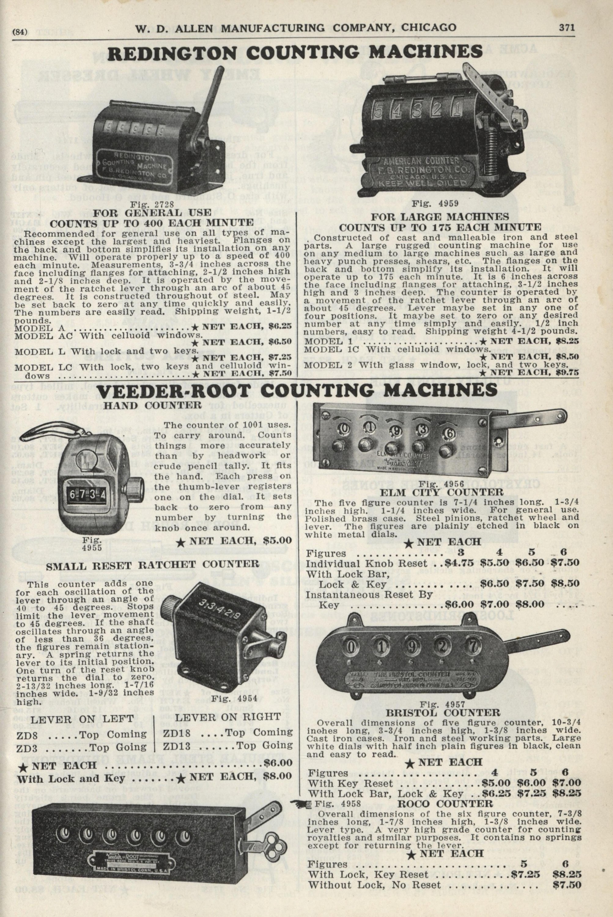 Redington Counting Machine - Jaap's Mechanical Calculators Page